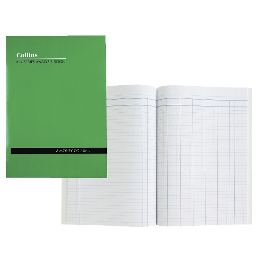 Collins A24 Series Analysis Book 12 Money Column - 10212 - Collins Debden