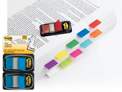 Post It Flags 680-BE2 Twin Pack 100 Flags - Blue