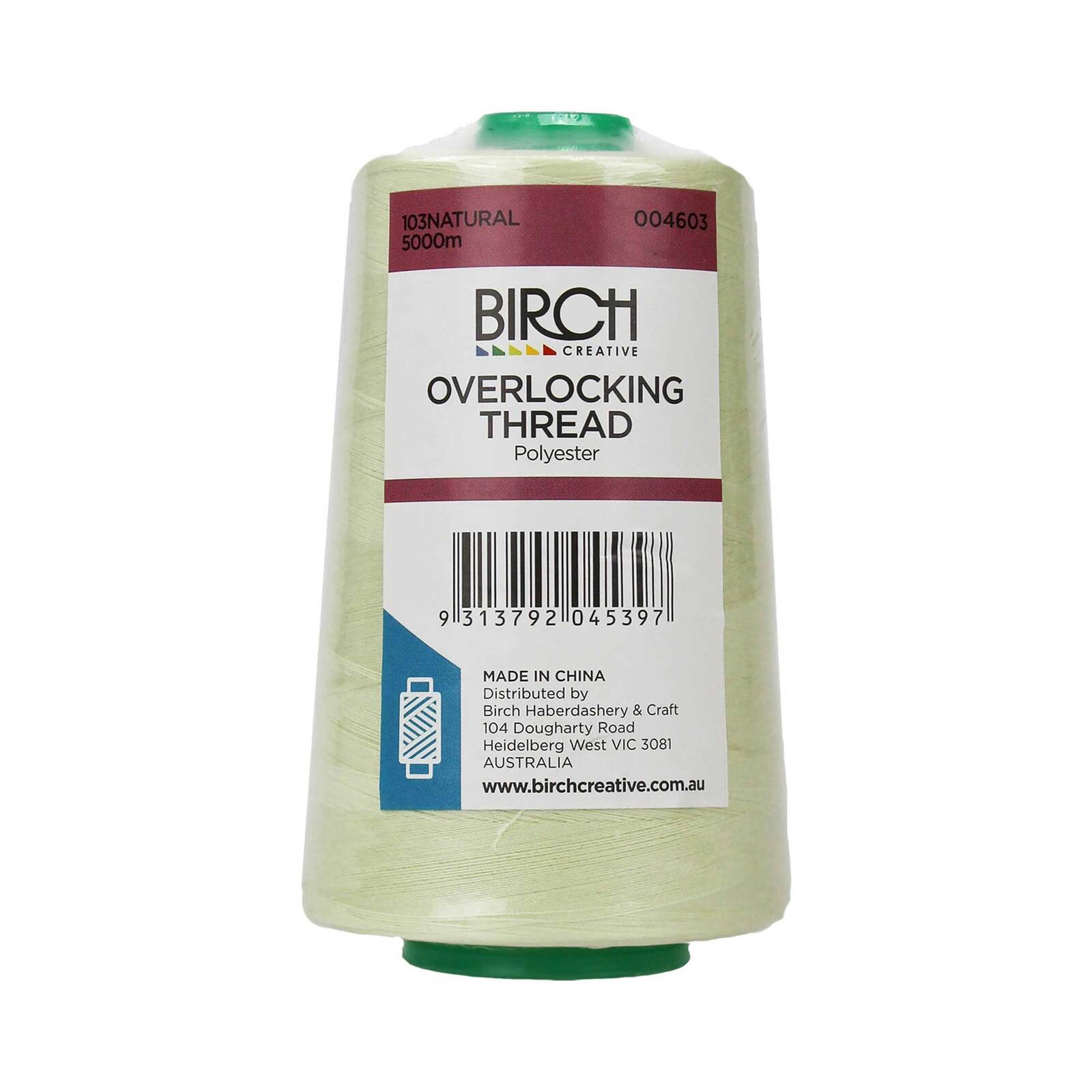 Birch Polyester Overlocker Overlocking Thread 5000m Cone - Choose Your ...