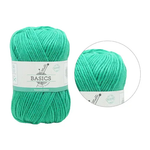 Malli Basics 100g Knitting Yarn Super Blend Acrylic/Polyester Craft ...